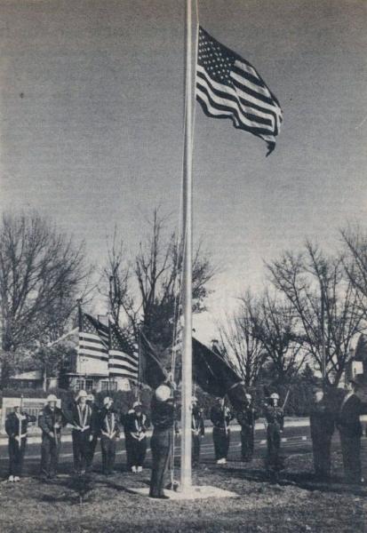 Flag Pole Dedication Examples