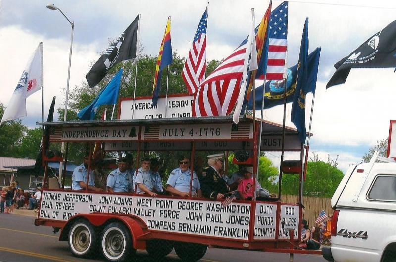 Legion Float Participates in Springerville July 4th Celebration | The ...