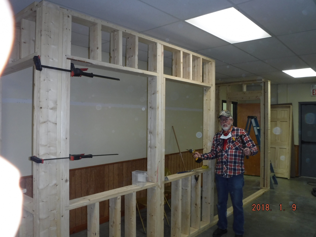 Construction of Display Cabinet | The American Legion Centennial ...