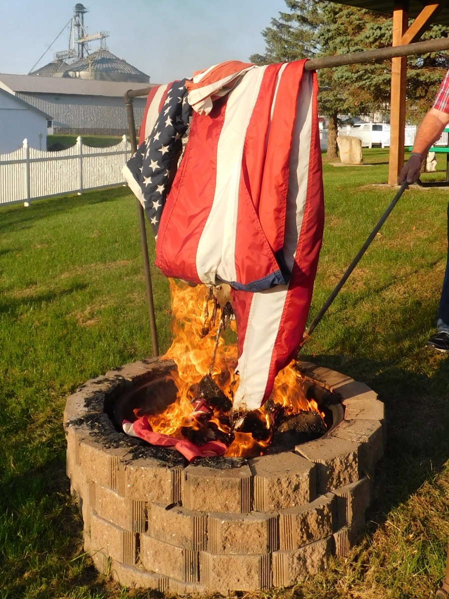 Flag Disposal | The American Legion Centennial Celebration
