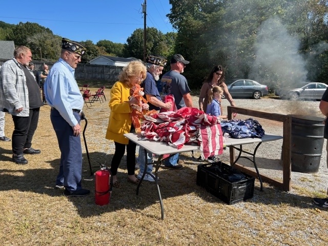 2023 Flag Retirement Ceremony | The American Legion Centennial Celebration